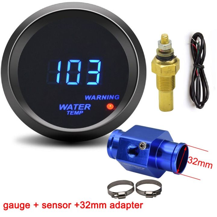 【With 32mm adapter】 Water Temperature + Water Temp Joint Sensor Adapter ...