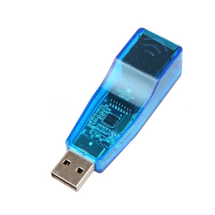 USB 2.0 Ethernet RJ45 Adapter USB Network Lan Card Ethernet External ...