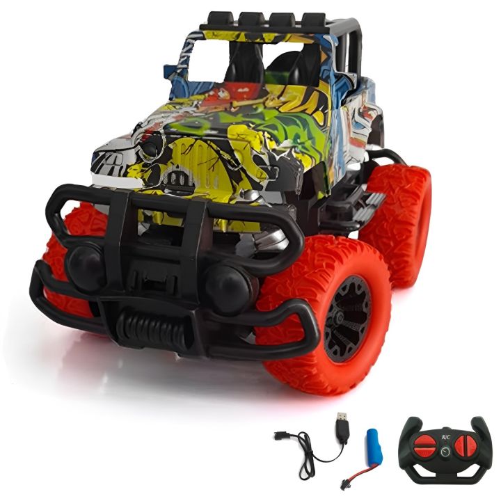 1:22 Rechargeable Remote Control Off Road Truck 27MHz 4Channel Full ...