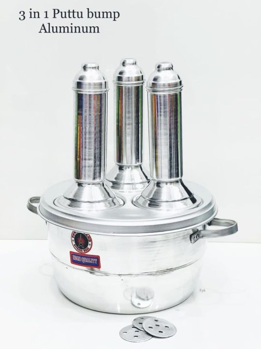 3 in 1 Pittu Bamboo Pittu steamer, Puttu Maker cooker | Gorofy | Daraz.lk