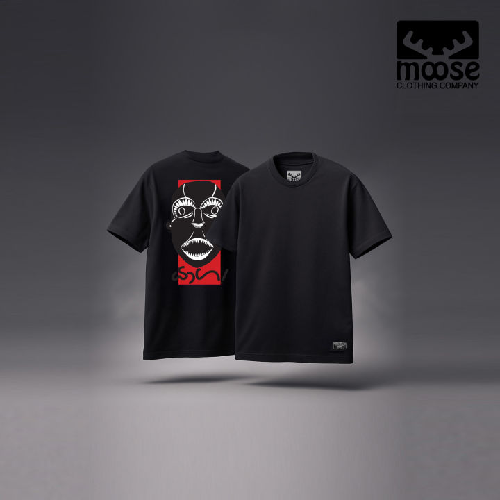 Moose Unisex Typo Graphic Crew Neck T- Shirts | Daraz.lk