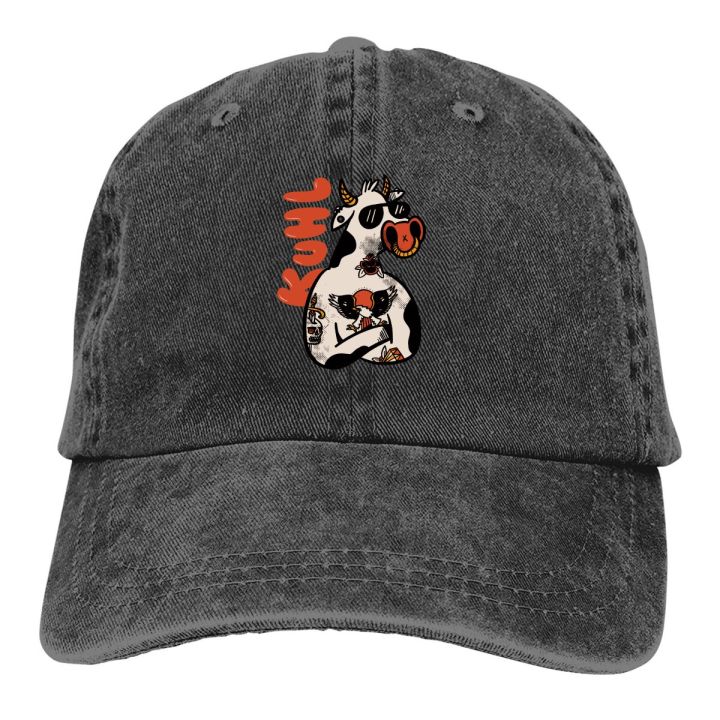 Tattooed Cow Baseball Cap Men Hats Women Visor Protection Snapback ...