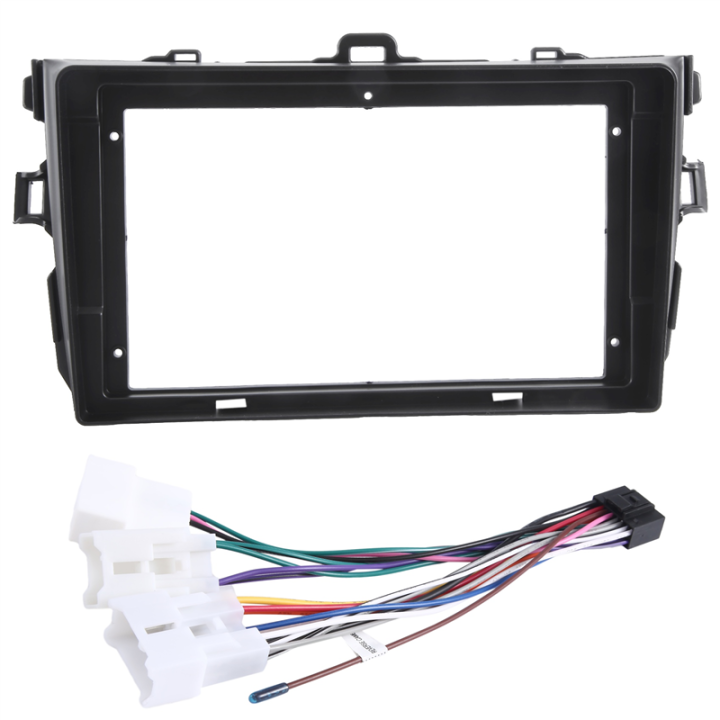 9 Inch Car DVD Frame Audio Dash Trim Kits Panel Radio Player Screen 2 ...