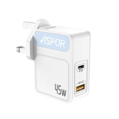 Aspor A839 45W Travel Adapter | Daraz.lk