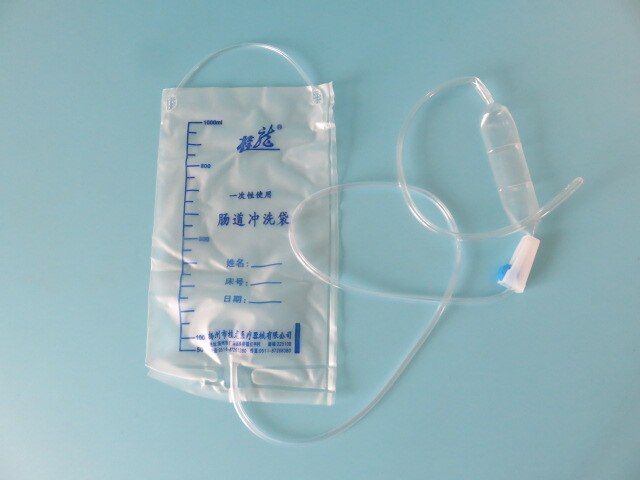 1pcs 1000ml plastic Disposable enema bag intestinal wash bags home ...
