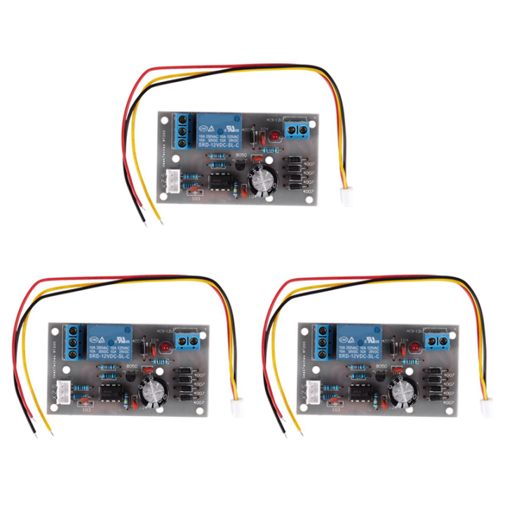 ICQURBT 3X DC 12V Liquid Level Controller Sensor Module for Water Tower ...
