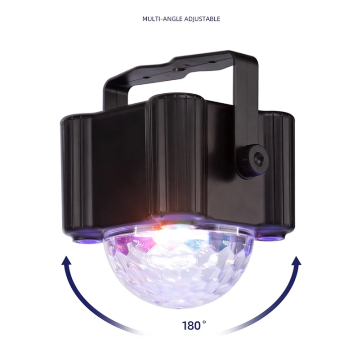 Disco Ball Lights LED UV Sound Frequency Strobe Stage Effect Wedding ...