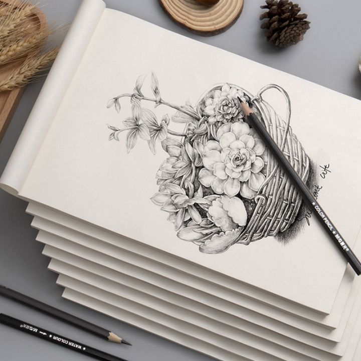 40 Sheets Blank Sketch Notebook B5 Sketchbook 16k Calculation Paper ...