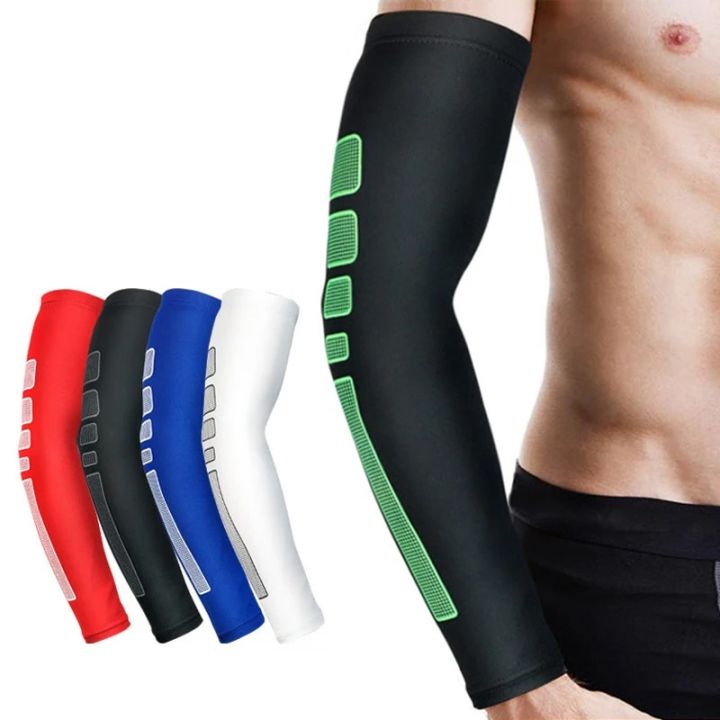 1 PCS Solid Color Series Extended Version Of The Arm Guard Elbow ...