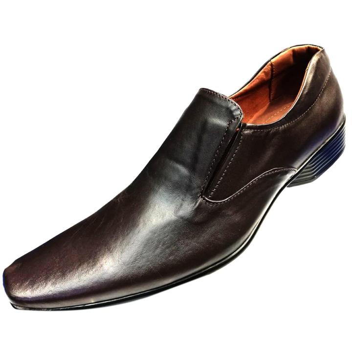 Men's Formal Pump Shoes - Coffee Brown | Daraz.lk