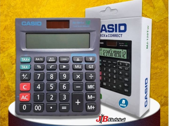 Calculator CASID MJ-120T-w Electronic Multifunctional BIG DISPLAY 12 ...