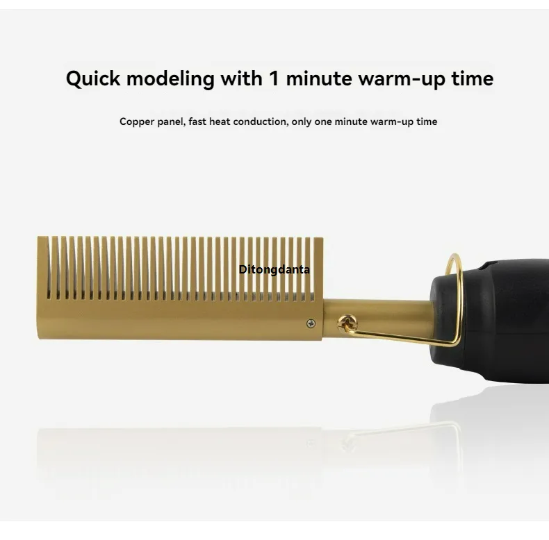 HOT Straight Pole Hair Perm New Multifunctional Electric Copper ...