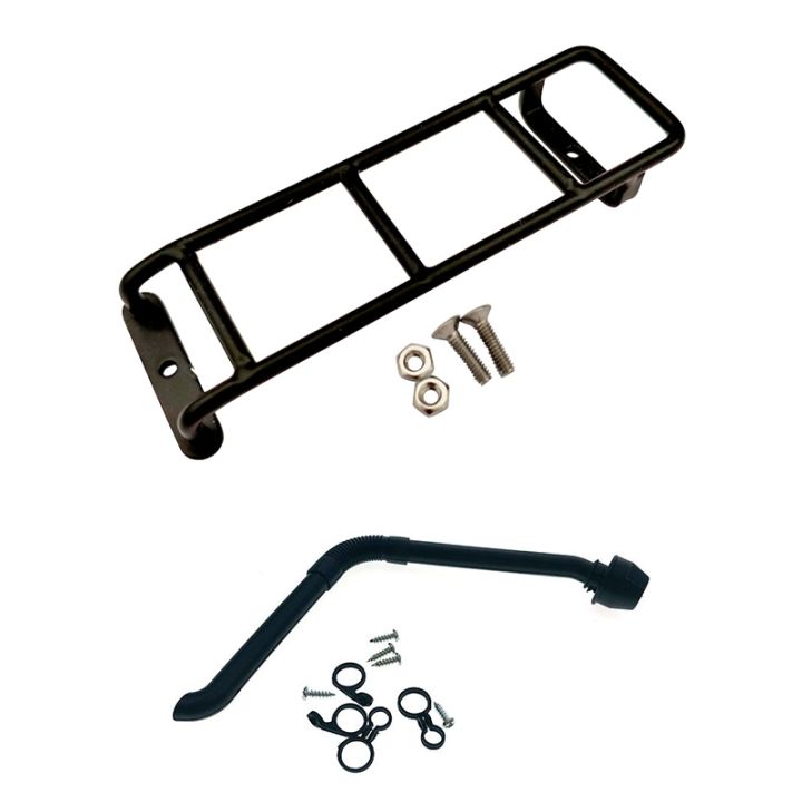 TWEXQNY Metal Straight Ladder Mini Stairs with 1/10 RC Crawler Black ...