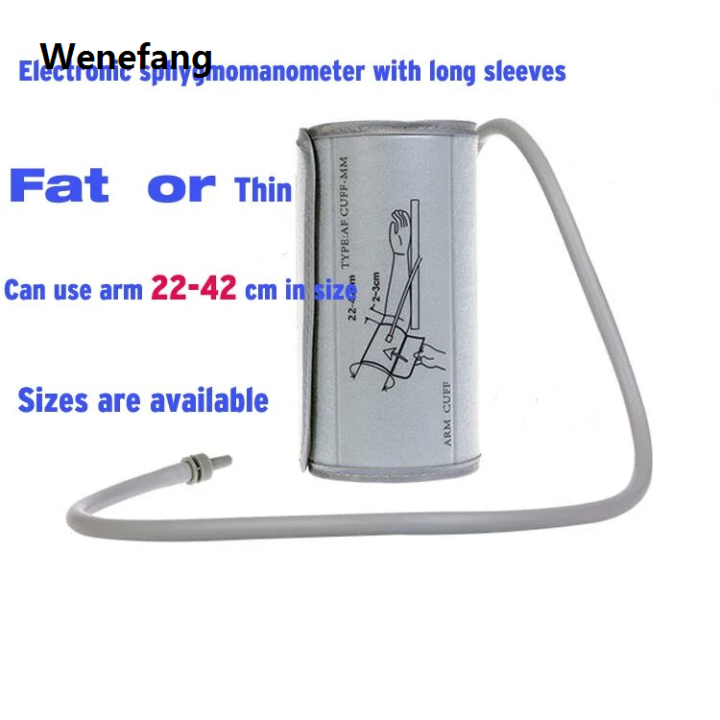 Wenefang Portable digital blood pressure monitor arm cuff single Tube ...