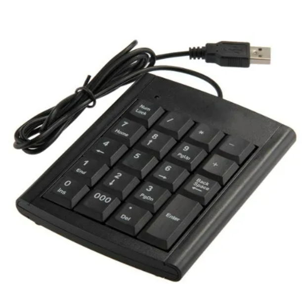 Number USB Pad for Laptop Desktop PC Num pad Numeric Keypad 19 Keys ...