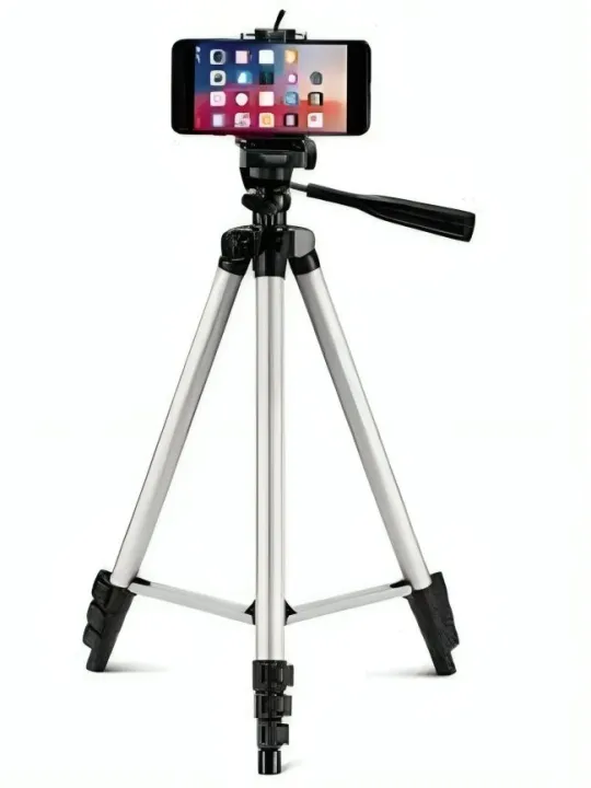 New style 7ft Tripod Stand -|Black Silver| for Camera and Mobile Phone ...