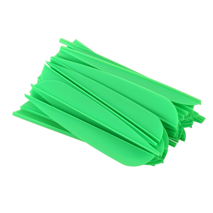 Arrows Vanes 4 Inch Plastic Feather Fletching for DIY Archery Arrows ...
