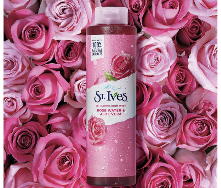 St. Ives Refreshing Body Wash Rose Water & Aloe Vera - 650Ml | Daraz.lk