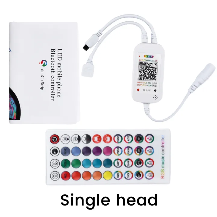 Voice-Controlled Led Lights With Controller 40 Keys Music Controller ...
