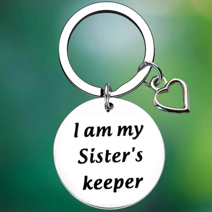 New style I’m My Sister’s Keeper Keychain best friend sister Key Chain ...