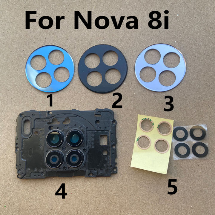 For Nova 8i Rear Back Camera Glass Lens Cover With Adhesive Tape Nen ...