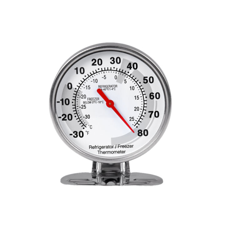 Stainless Refrigerator Thermometer Freezer Temperature Gauge Mini ...