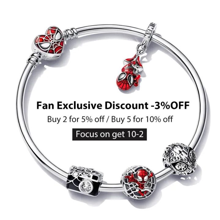 Fits Pandora Original Charm Bracelet Women 925 Silver Pendant Jewelry ...