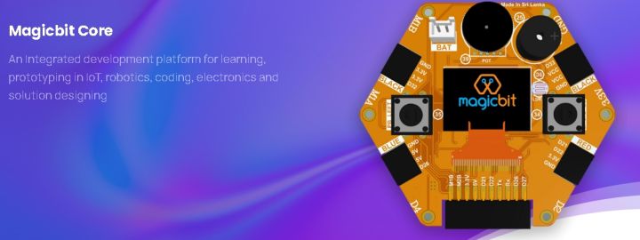 Magicbit core ESP32 integrated Arduino , IOT development board | Daraz.lk
