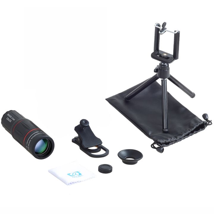 Universal 18X25 Monocular Zoom Hd Optical Cell Phone Lens Observing ...
