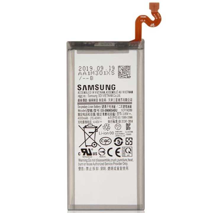 Samsung Galaxy Note 9 Battery (4000mAh) Model: EB-BN965ABE (HIGH ...