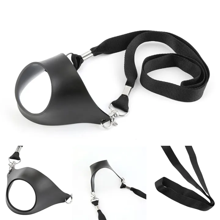 Black Glass Holder Strap Sling Yoke Glass Holder Support Neck Strap For ...