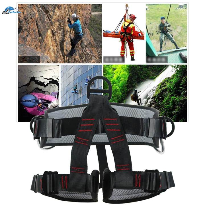 Rock Climbing Harness Rappelling Equipment Strap Half Body Belt | Daraz.lk