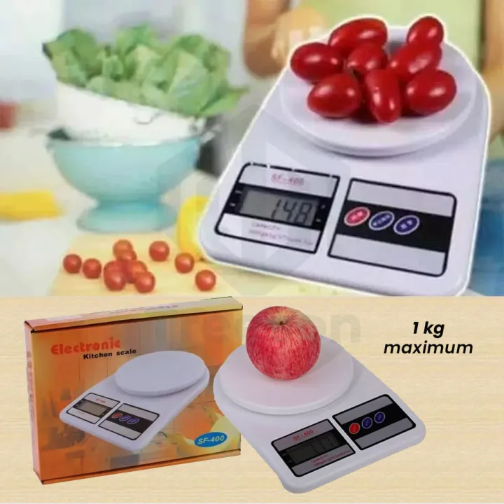 SF-400 Electronic Digital Glass Kitchen Weighing Scale | Daraz.lk