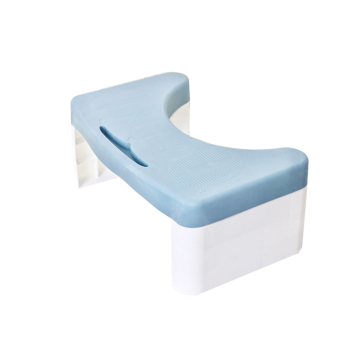 Toilet Foot Stool for Adults Poop Stool with Mobile Phone Slot Portable ...