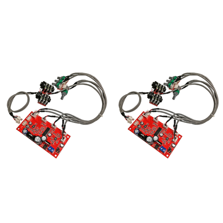 2X PT2399 Karaoke Reverb Board Single Power Audio Preamp Circuit Board ...