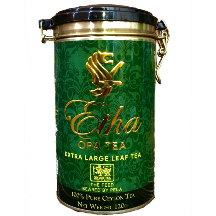 OPA Grade Black Tea Tin 120g | Premium Ceylon Golden Leaves | Pure ...