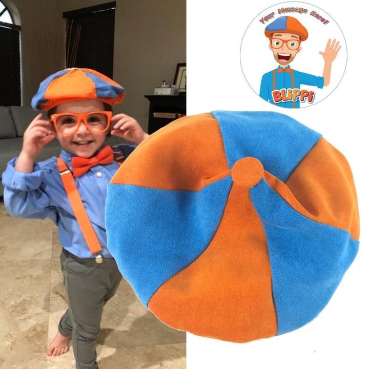 Socute Blippi Costume Accessory Caps Halloween Cosplay Stevin John Cap ...
