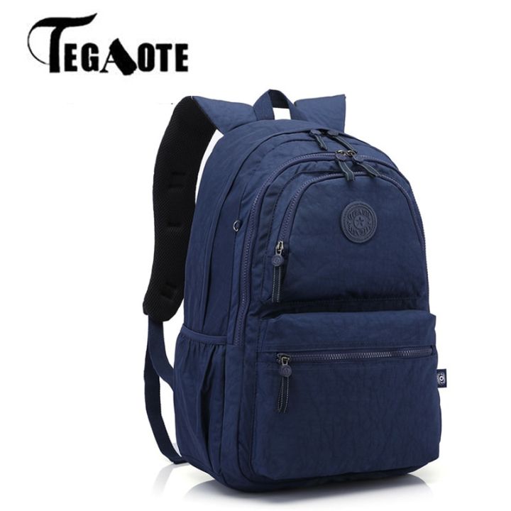 TEGAOTE Nylon Travel Backpack Women‘s Mochila Feminia School Bags for ...