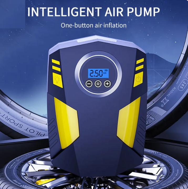 12V Air Compressor Portable Electric Tire Wheel Inflator Pump For Car ...