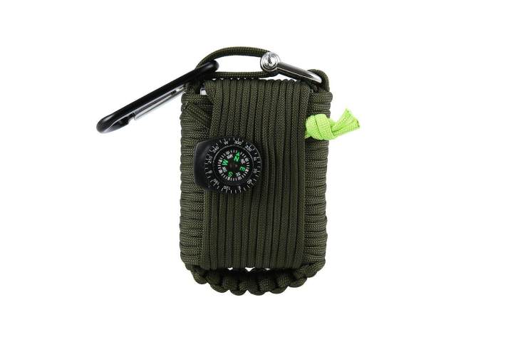 Outdoor Parachute Emergency Survival Kits Disaster Gear With 22 Tools ...