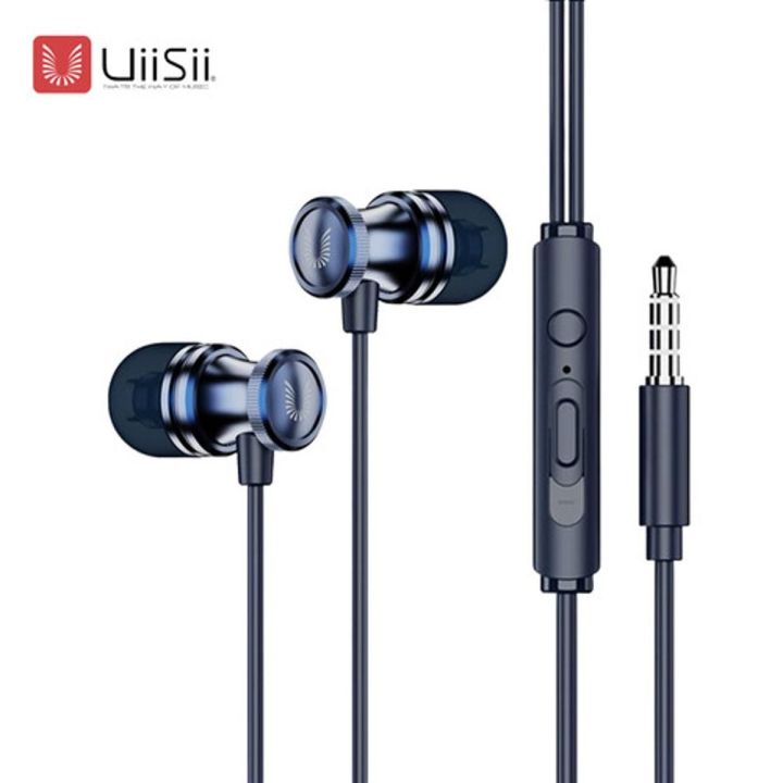 UiiSii HM16 Metal Bass Headphones In-Ear Universal HiFi Wired ...