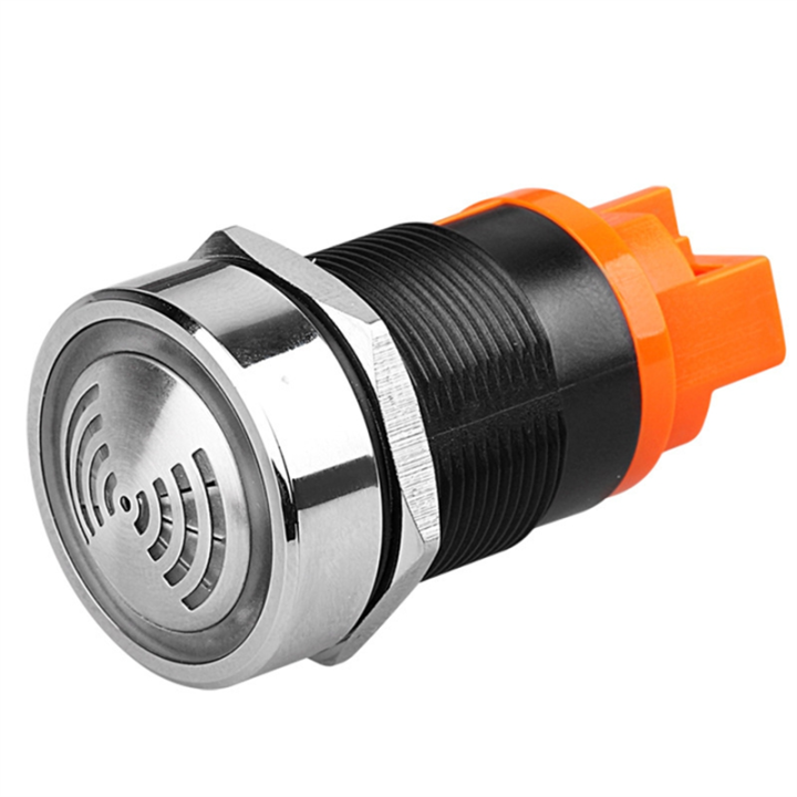 22mm Red Flashing High Decibel Buzzer Light Signal Lamp Flashmetal ...