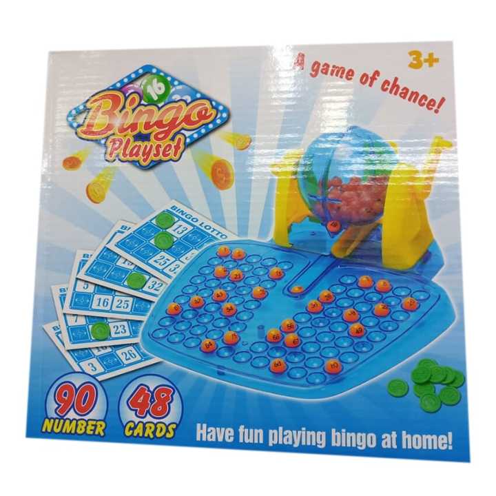 Bingo PlaySet (90 Numbers & 48 Cards) | Daraz.lk