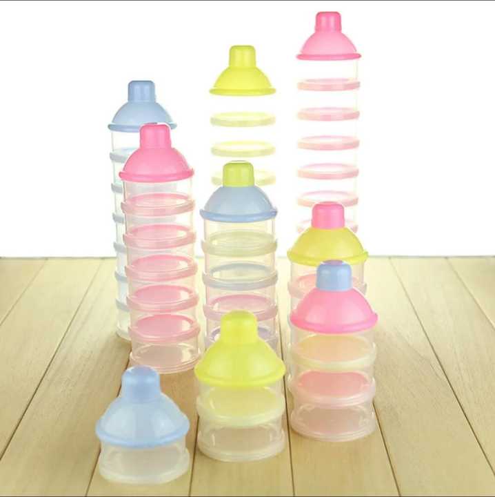 Baby Milk Powder and Food Containing storage plastic tub three ...