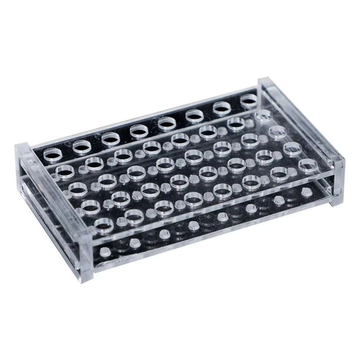 Durable Acrylic Test Tube Rack Holder Transparent 24Holes 40Holes ...