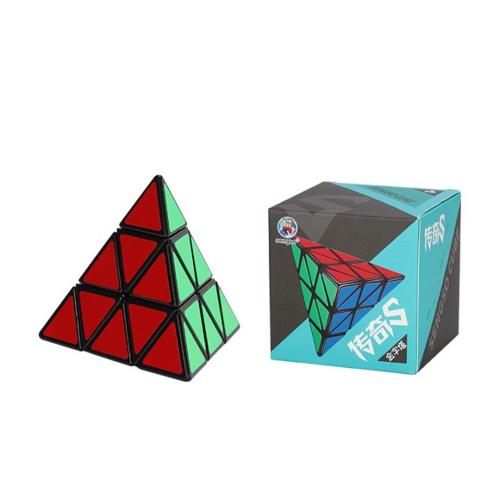 1 【Hot】 SENGSO Pyramid Cube 3X3 Magic Cube Rubick Profession Puzzle ...