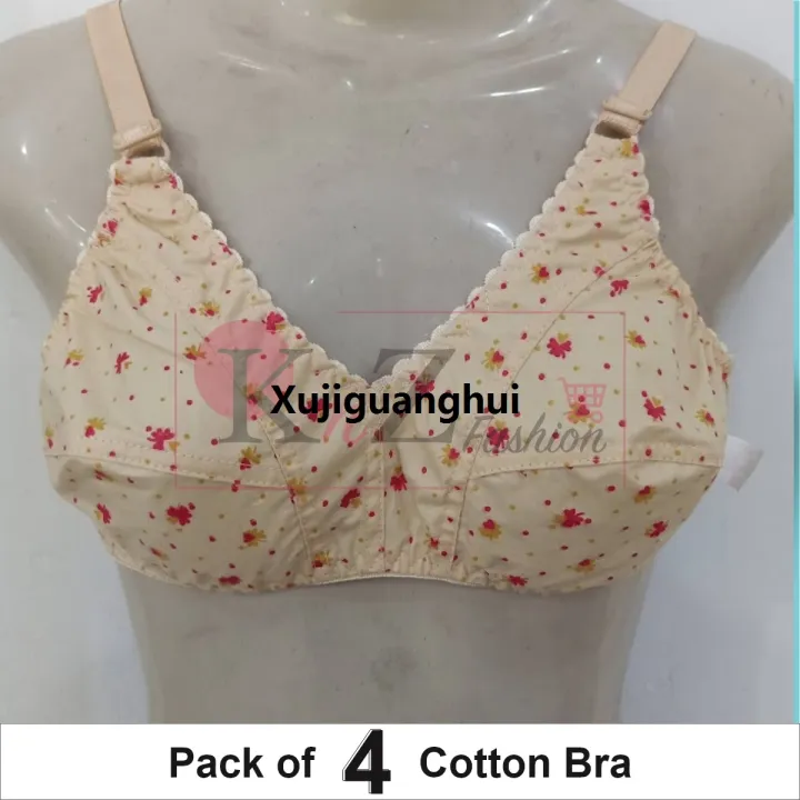 Xujiguanghui Pack Of 4-Women Ladies Girls Printed Colorful Design ...