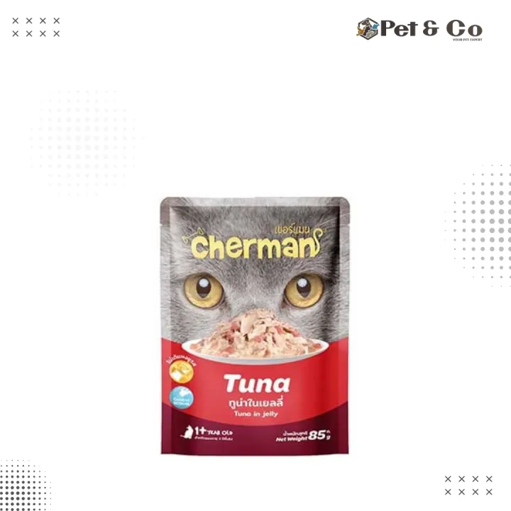 Cherman Wet cat food Tuna in jelly 85g | Daraz.lk
