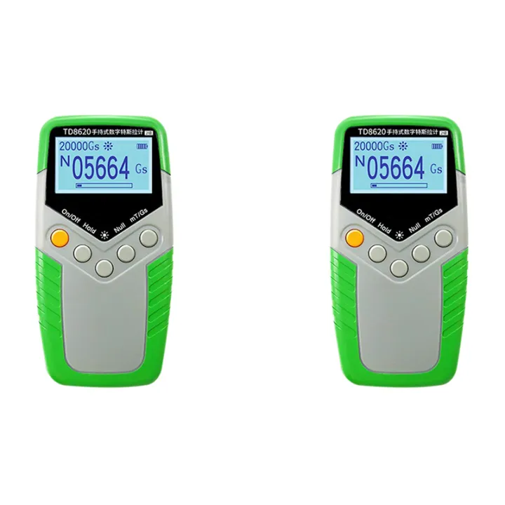 2X TD8620 Handheld Digital Meter Magnetic Flux Meter Magnetic Field ...