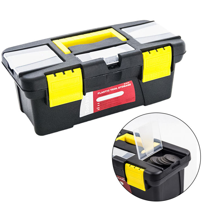 10Inch Double Layer Household Tool Box Plastic Multifunction Hardware ...